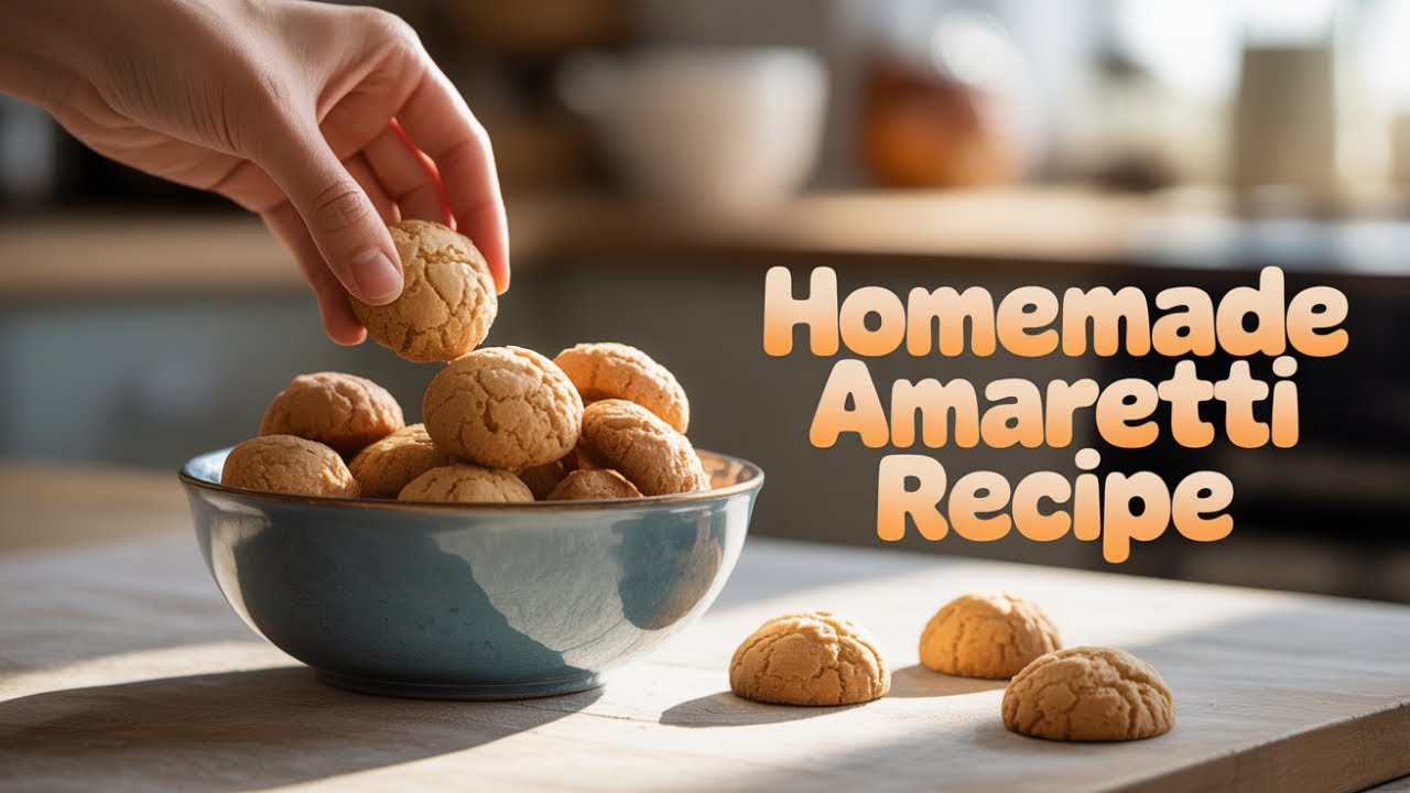 Almond Amaretti Cookies Recipe: A Classic Italian Treat Made Simple at ...