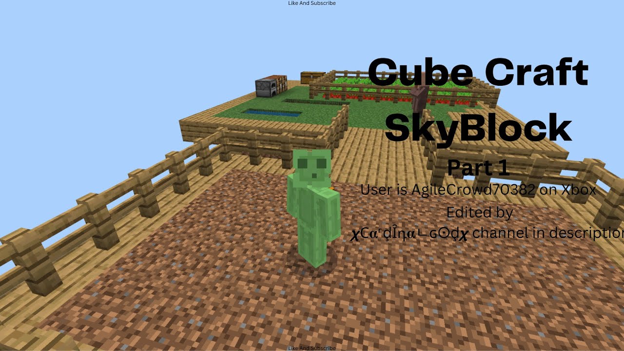 CubeCraft Skyblock Part 1 - YouTube