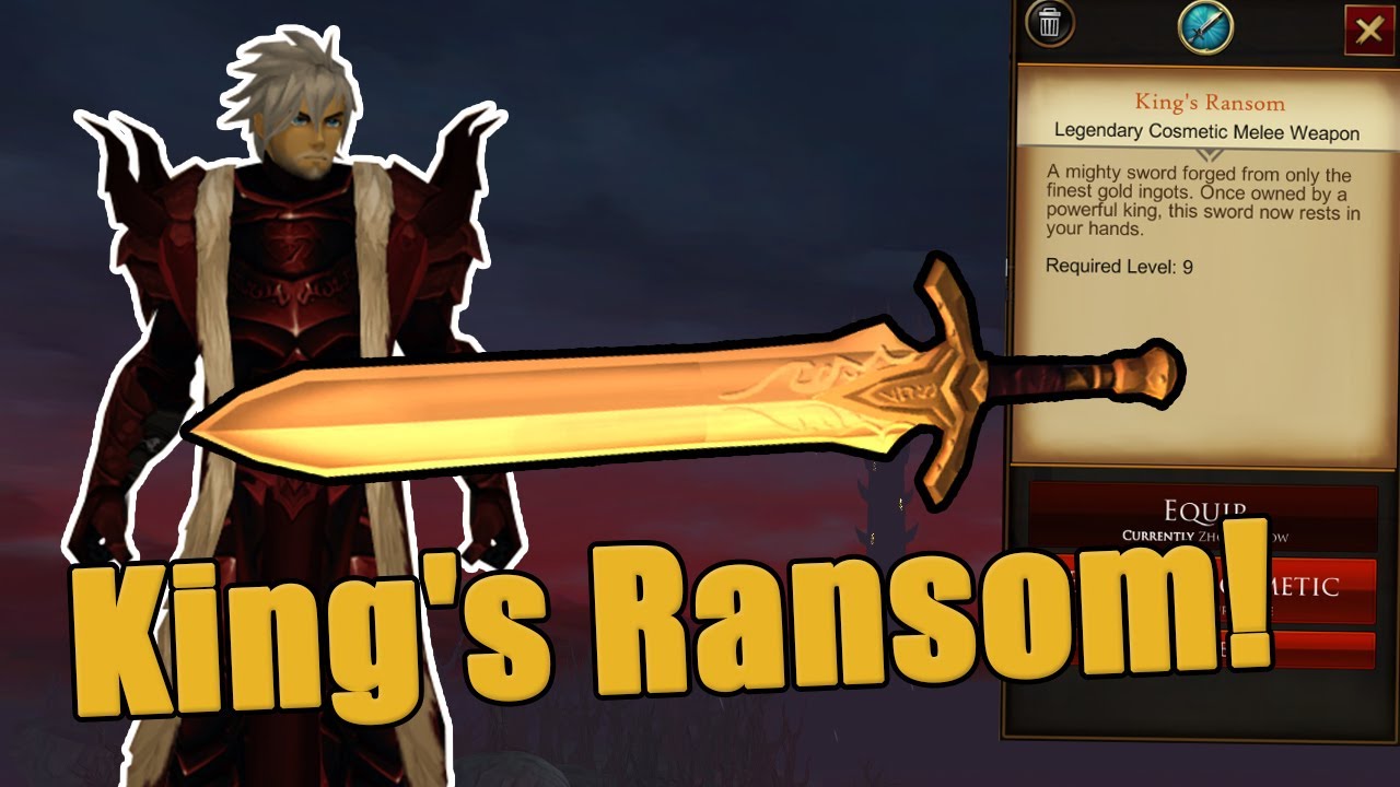 AQ3D| How to get King's Ransom Sword! (Rare/legendary) Updated! - YouTube