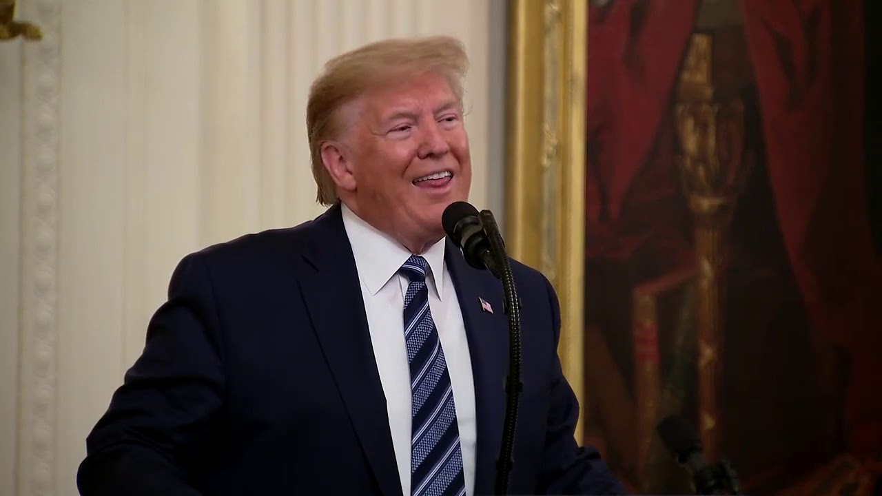 Trump Presents Posthumous Medal To Vet Rick Rescorla 11-07-2019 - YouTube