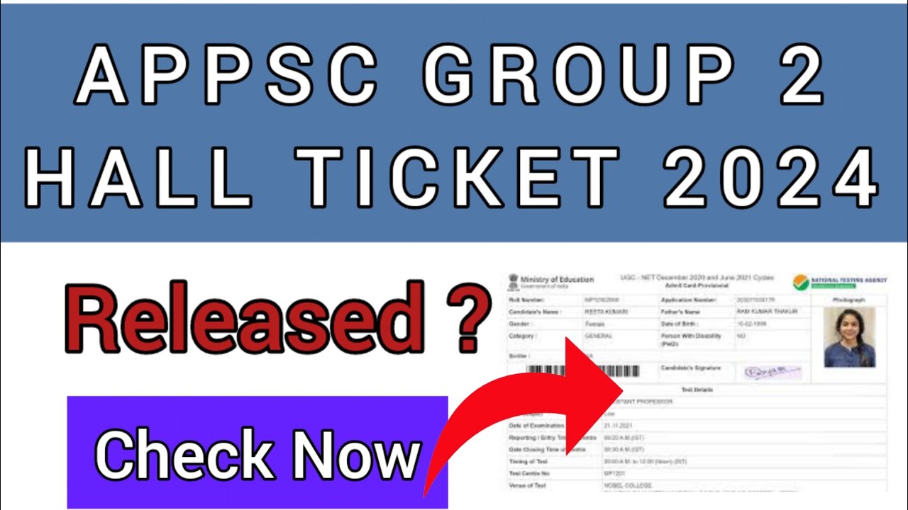 APPSC Group 2 Hall Ticket 2023 | How To Check APPSC G-2 Hall Ticket ...