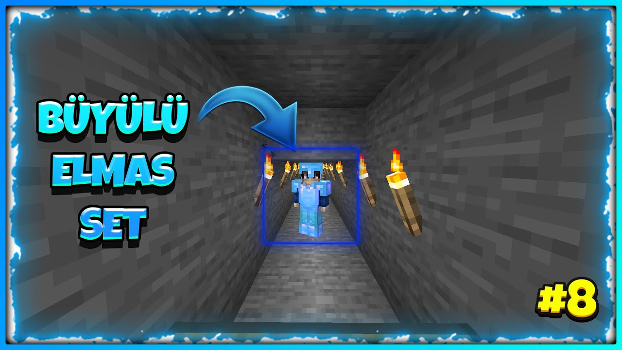 ÇOK UCUZA BÜYÜLÜ FULL ELMAS SET OLDUM l Minecraft 1.19 Survival #8 ...