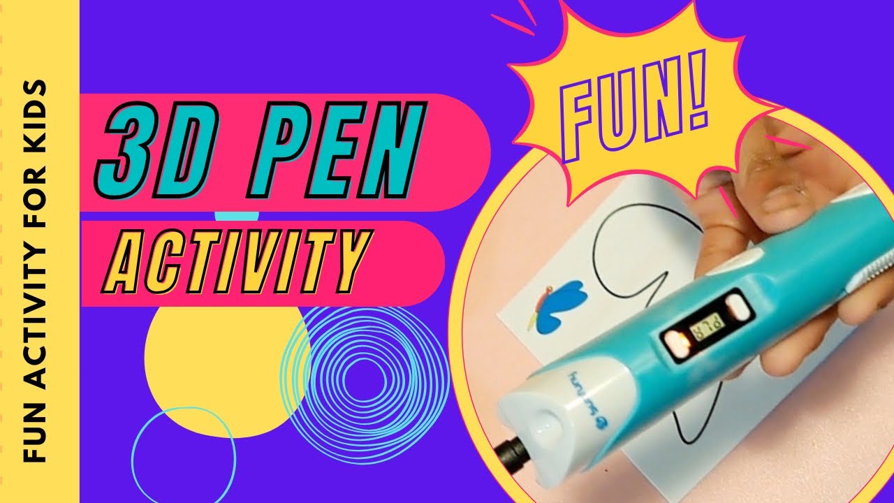 Beginner’s Fun 3d Printing pen Activity - YouTube