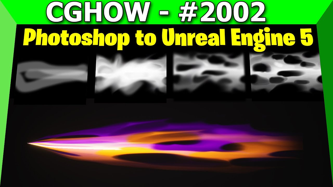 Photoshop to UE5 Niagara: Creating Hand-Painted Trail Textures for ...