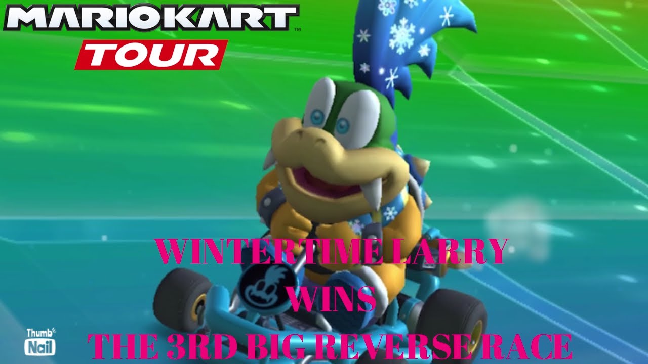 Wintertime Larry Wins The 3rd Big Reverse Race - YouTube