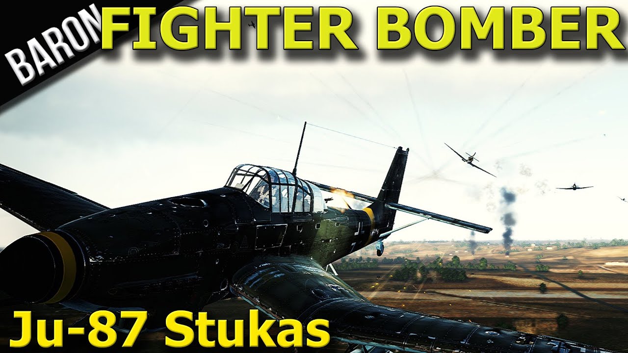 War Thunder - Ju-87 Stuka, Fighter Bomber? Planes vs Tanks - YouTube