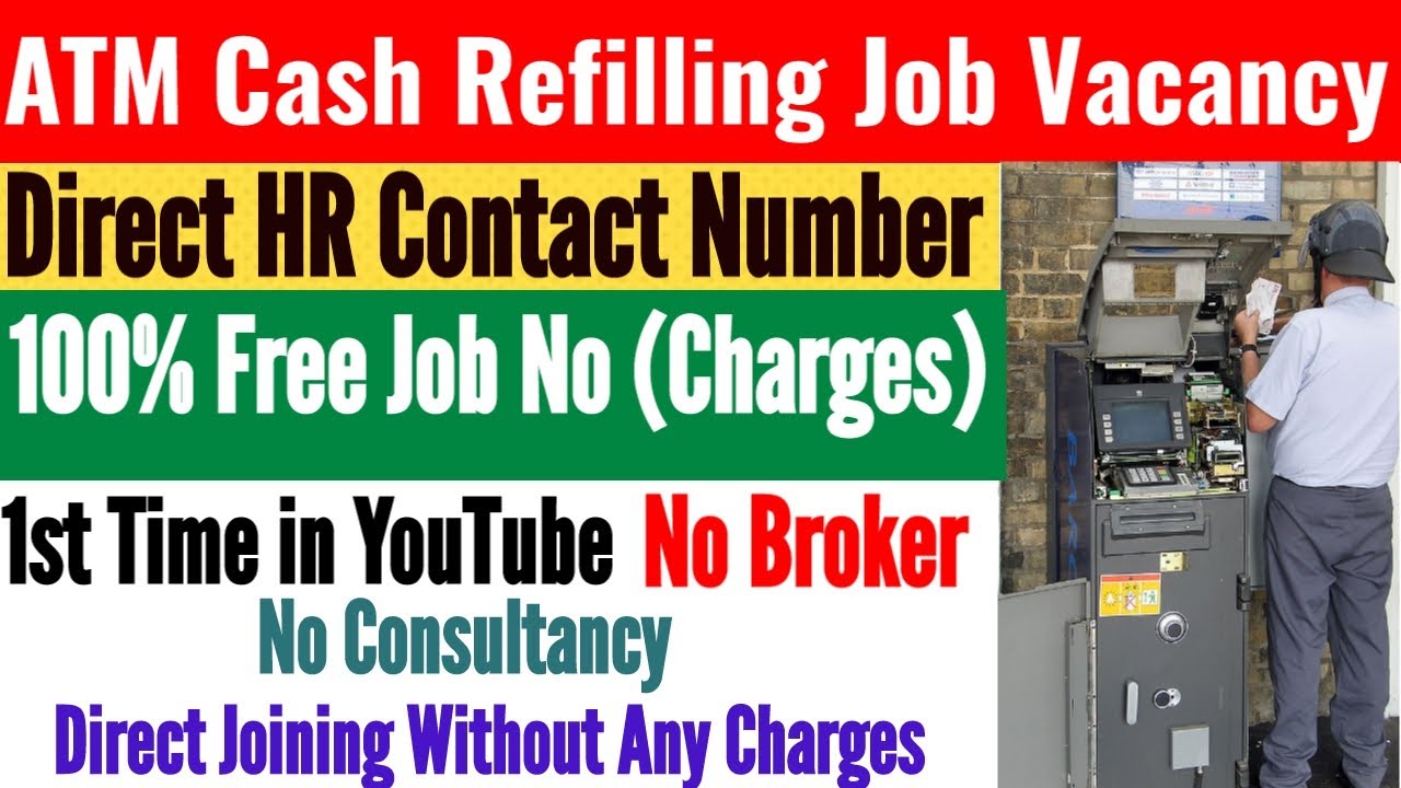 ATM Cash Refilling Job Vacancy | Private Jobs in West Bengal | Jobs for ...