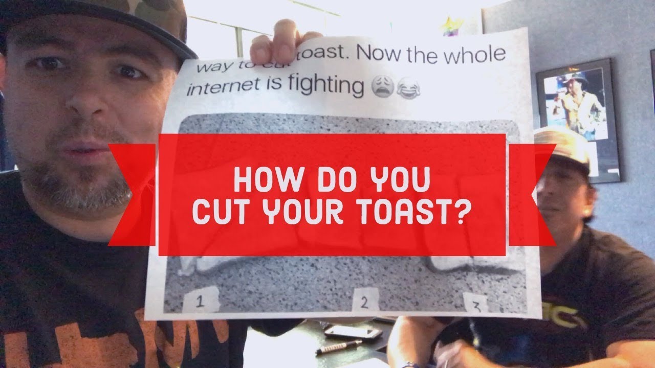 The proper way to cut toast | JoJo - YouTube