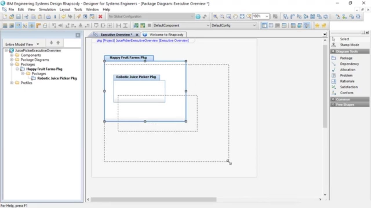 #42 Rhapsody TipOfTheDay - Resize the shape of an element in a diagram ...