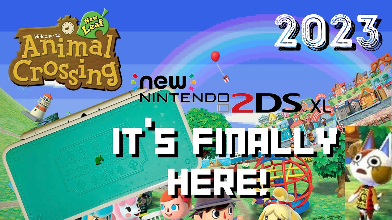 IT’S FINALLY HERE! New Nintendo 2DS XL Animal Crossing New Leaf Edition ...