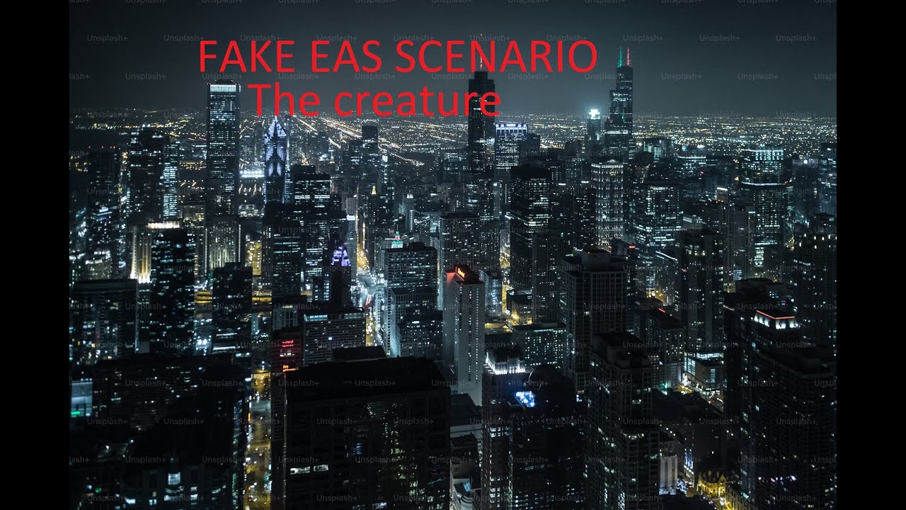 The creature. | EAS MOCK SCENARIO - YouTube