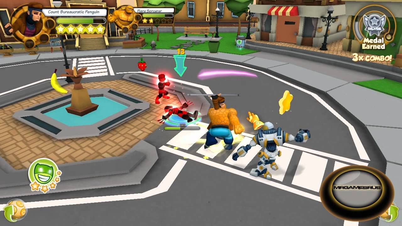 Marvel Super Hero Squad Online Gambit Gameplay- HD - YouTube