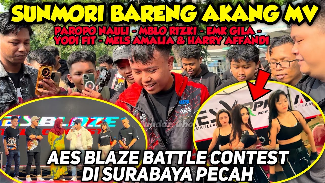 KETEMU IDOLA AKANG MV PAROPO MBLO RISKY EMAK GILA & YODI FIT DI ACARA ...