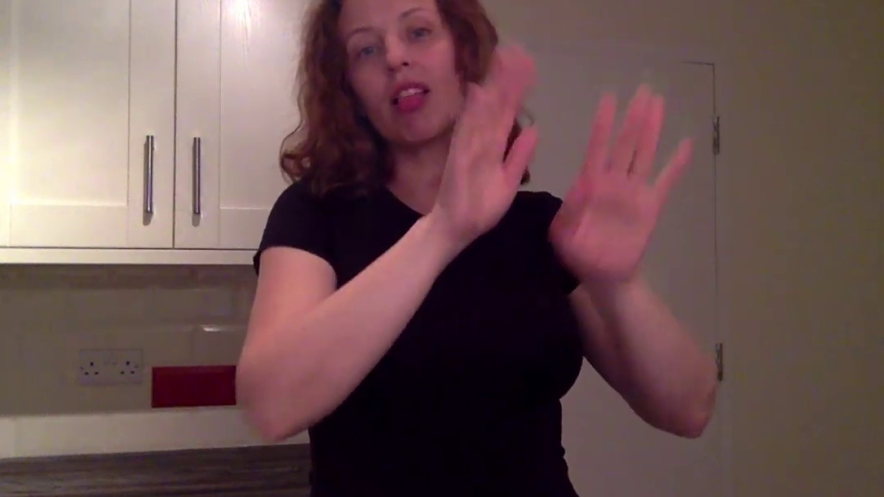 Beginners British Sign language-Learn 3 signs everyday-WATER, WATERFALL ...