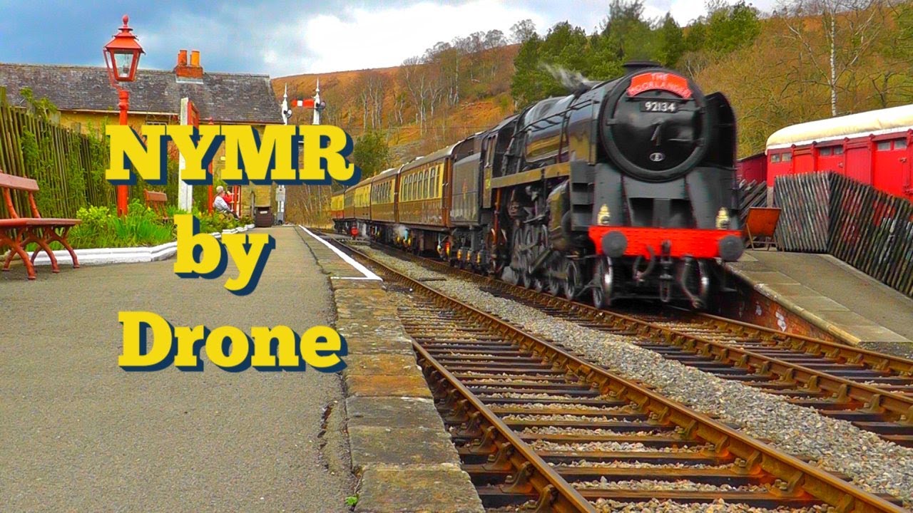 NYMR - North Yorkshire Moors Railway by Drone - Levisham Station ...
