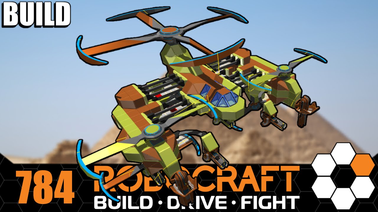 Robocraft 9k Helicopter BUILD - YouTube