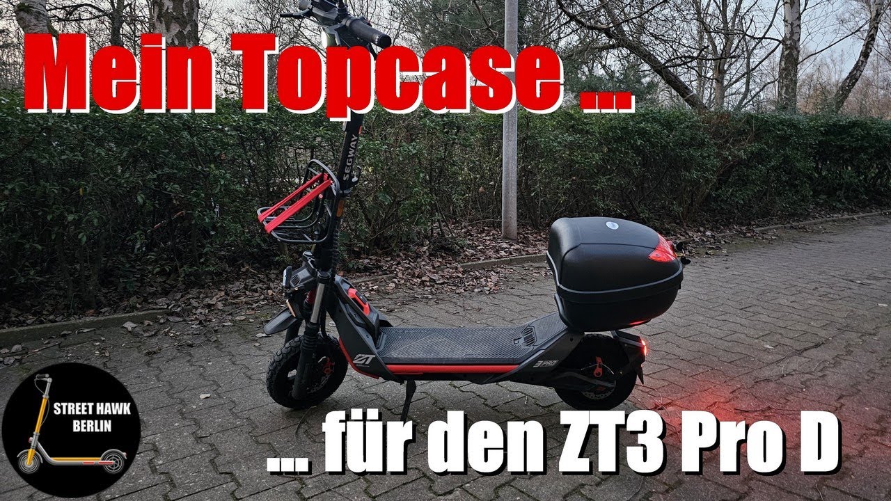 Ein Topcase für den Segway Ninebot ZT3 Pro D - YouTube