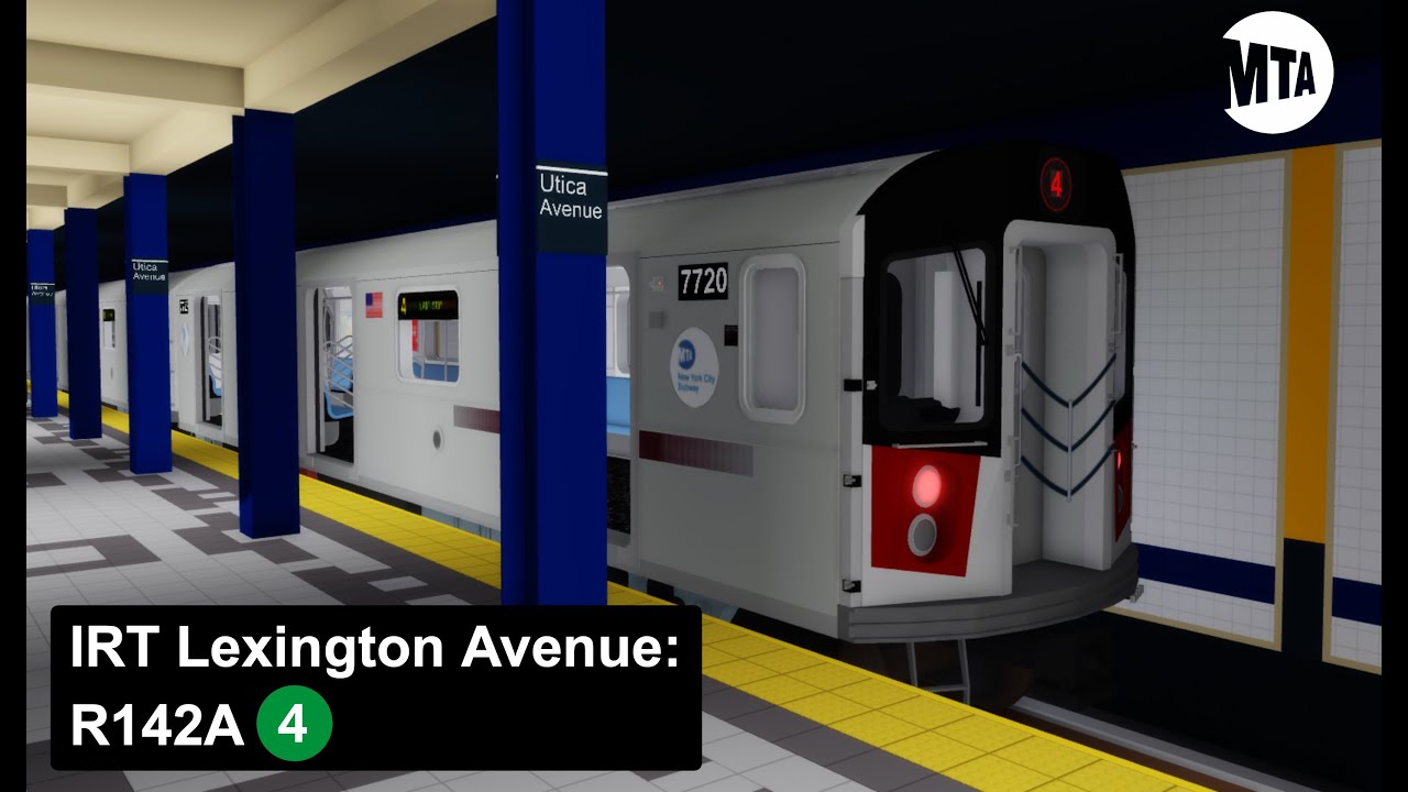 MTA Roblox: Operating an R142A on the (4) - YouTube