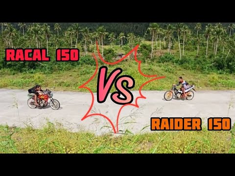 RAIDER 150 vs RACAL 150 | DRAG RACE - YouTube