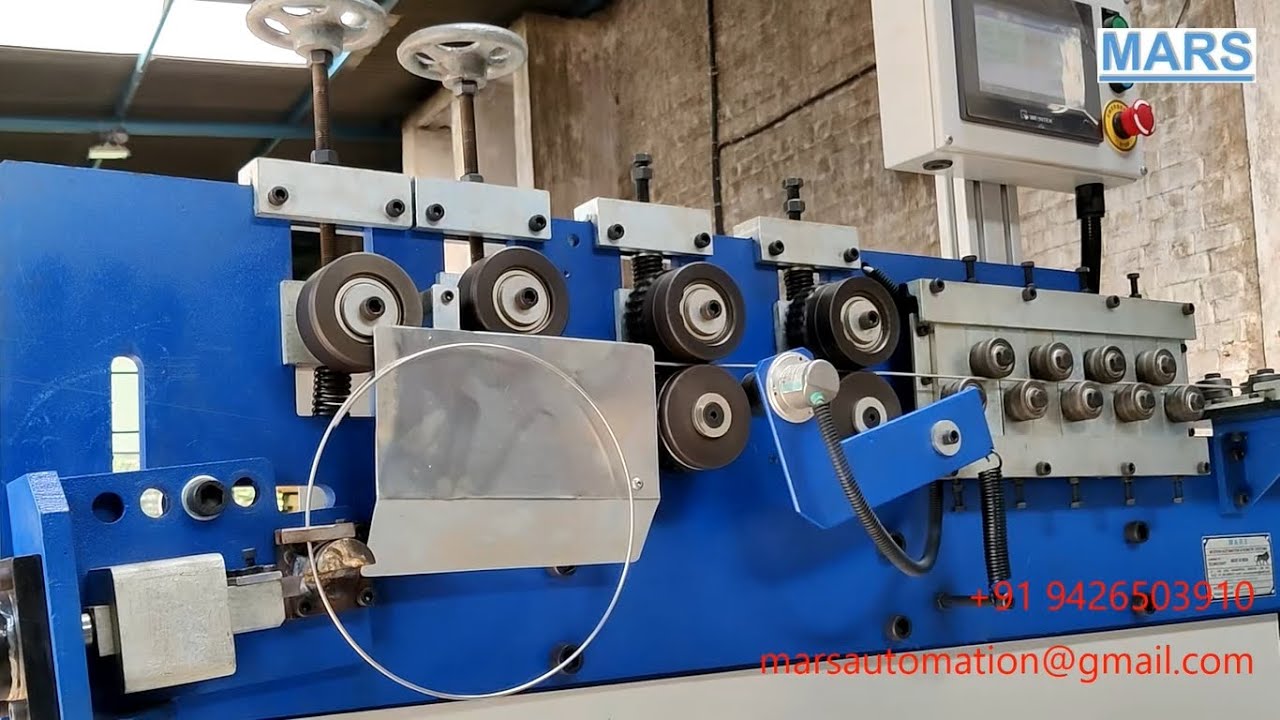 High Speed Automatic Ring Making Machine for Fanguard - YouTube