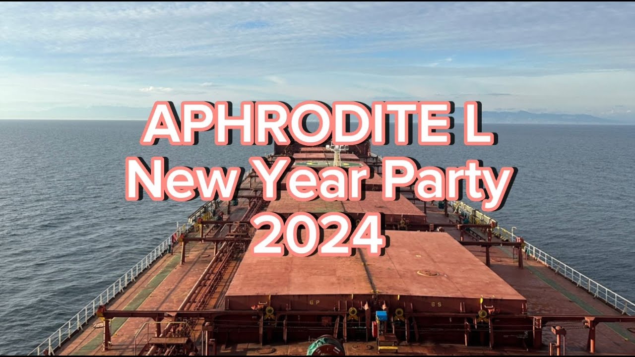 MV Aphrodite L - New Year Party 2024 - Ball Relay - YouTube