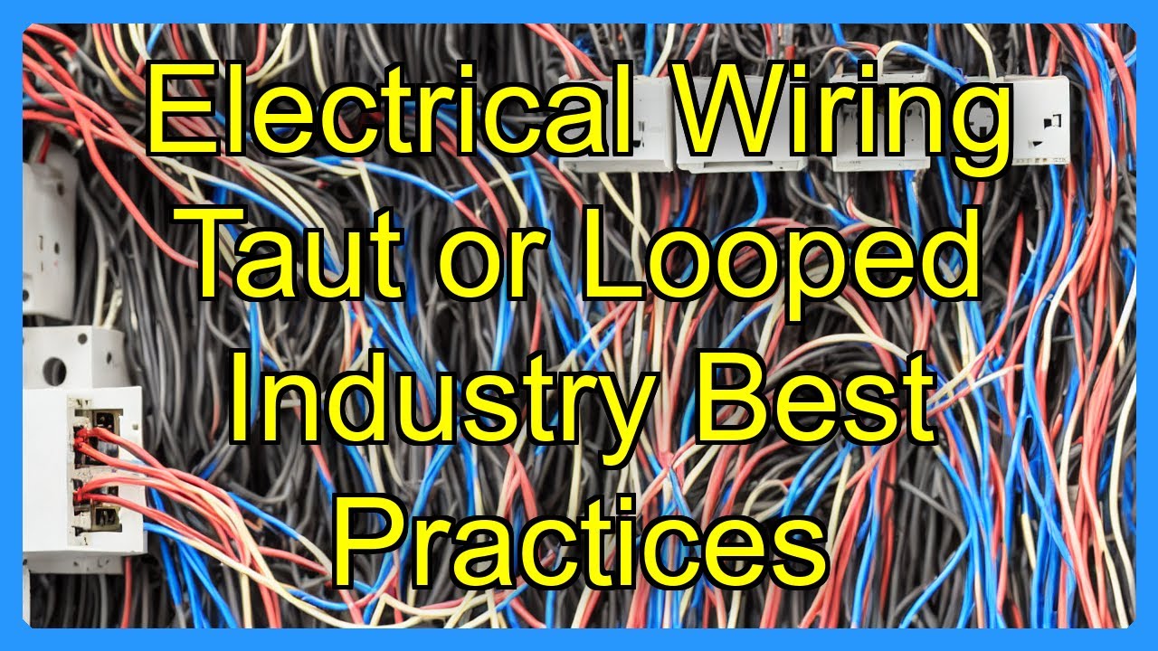 Electrical Wiring Taut or Looped Industry Best Practices - YouTube