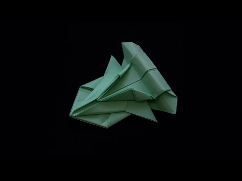 COMO FAZER UM ORIGAMI NAVE ESPACIAL DE PAPEL- ORIGAMI TUTORIAL - YouTube