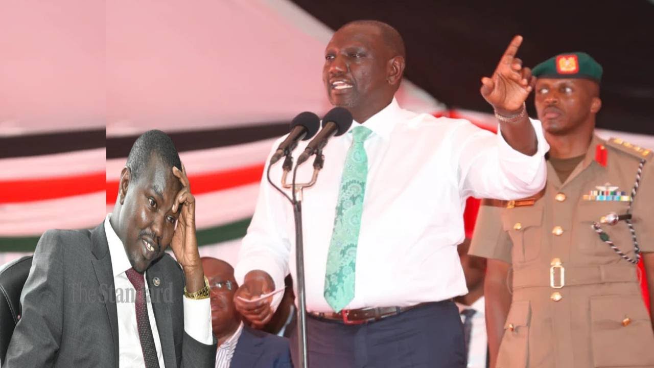 RUDISHA PESA ULIIBA!!!ANGRY PRESIDENT RUTO LECTURE SENATOR MANDAGO OVER ...