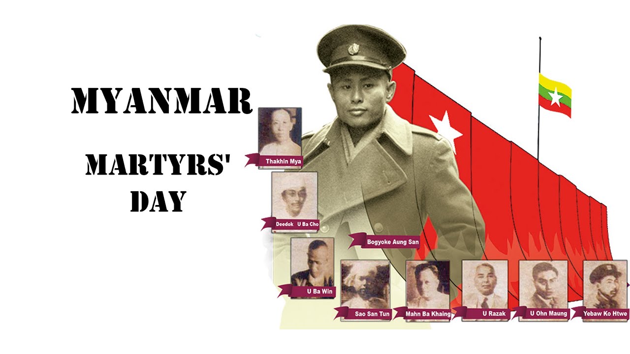 Myanmar's Martyrs' Remembrance Day - YouTube