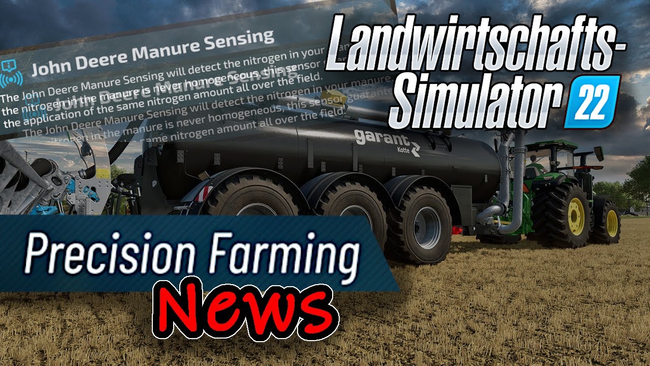 LS22 News - Precision Farming DLC - Stickstoff-Sensoren - YouTube