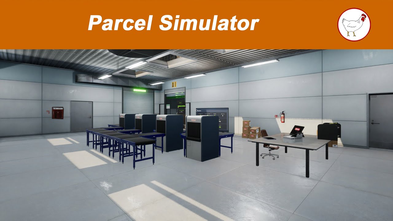 Parcel Simulator - Automatic Truck Unloading - YouTube