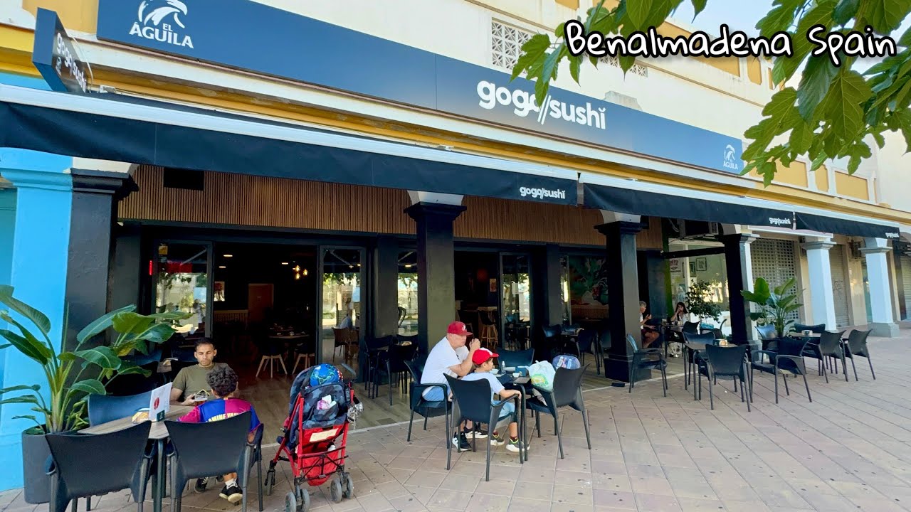 Gogo Sushi in Benalmadena Spain - YouTube