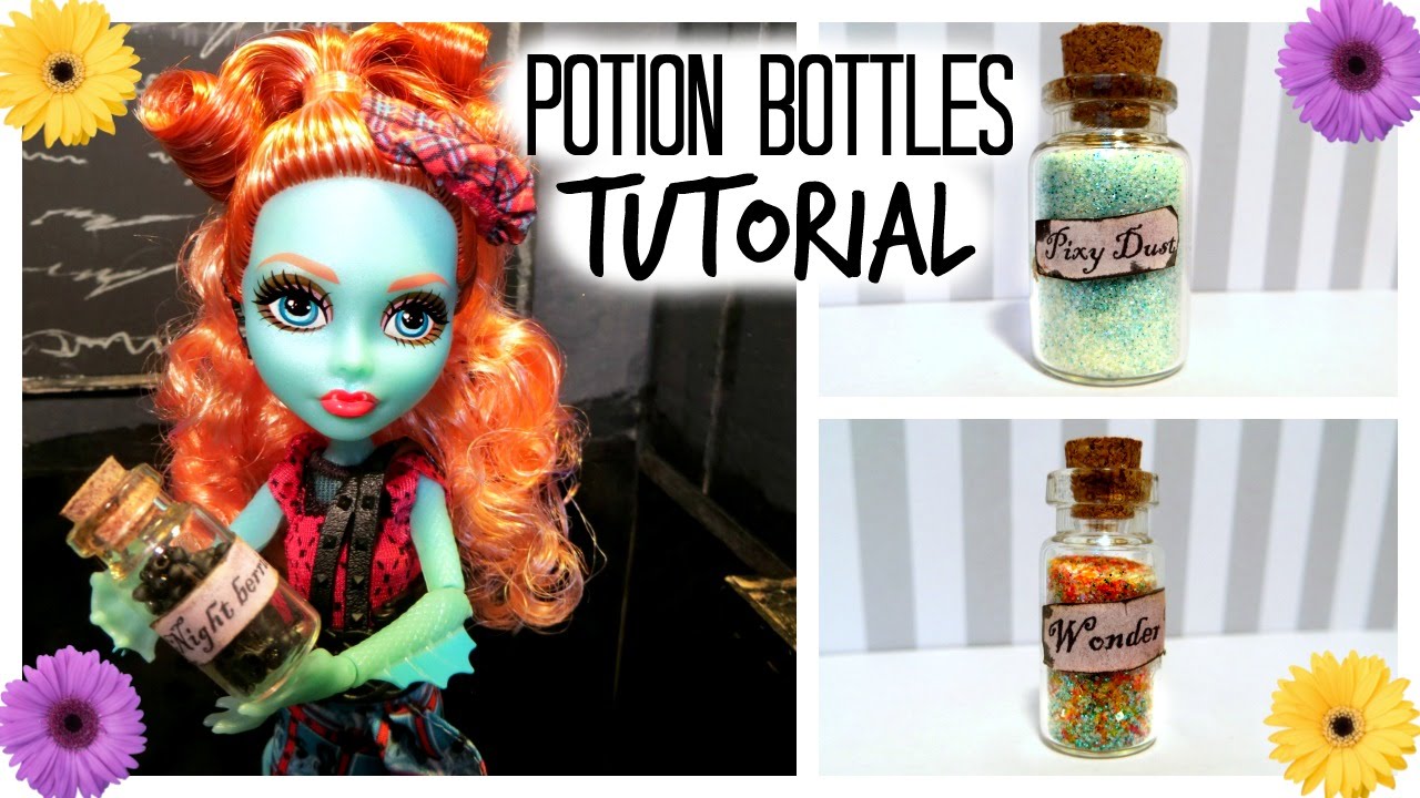 Doll Potion Bottles Tutorial - YouTube