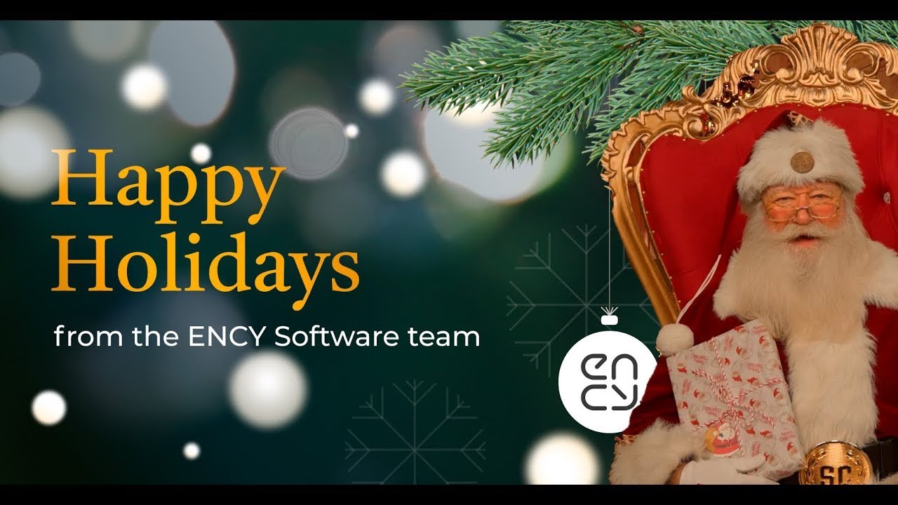 Happy New Year Holidays 2025 from ENCY Software! - YouTube