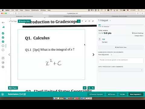 Gradescope Workflow for Instructors - YouTube