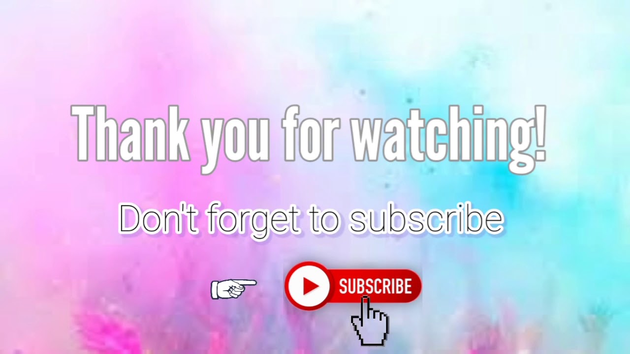 Free Outro Template | Template with Intro and Outro - YouTube