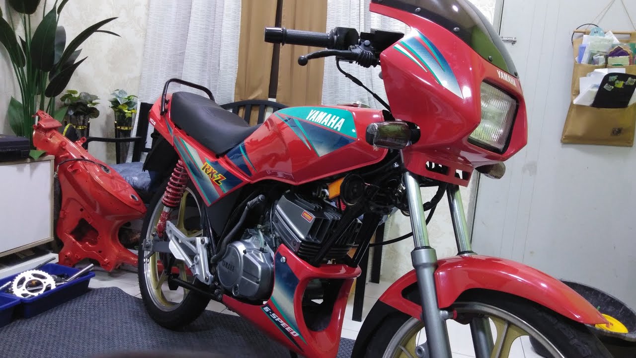 Yamaha RXZ full restoration - YouTube