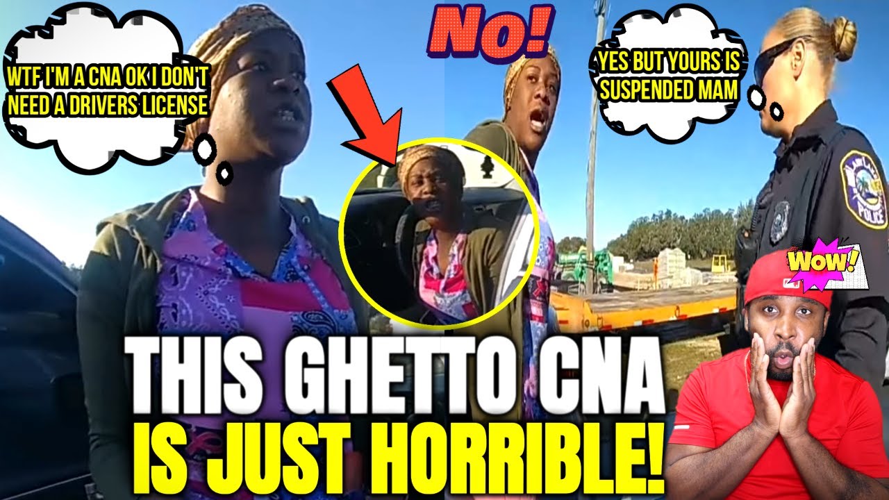 Ignorant Female CNA Got Furious After Getting Caught Driving With a ...