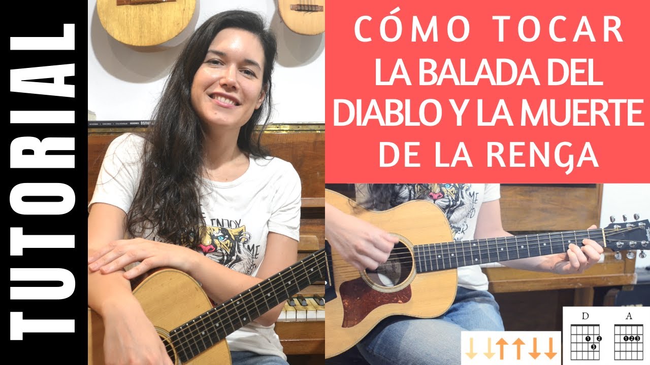 cómo tocar LA BALADA DEL DIABLO Y LA MUERTE de LA RENGA en guitarra ...