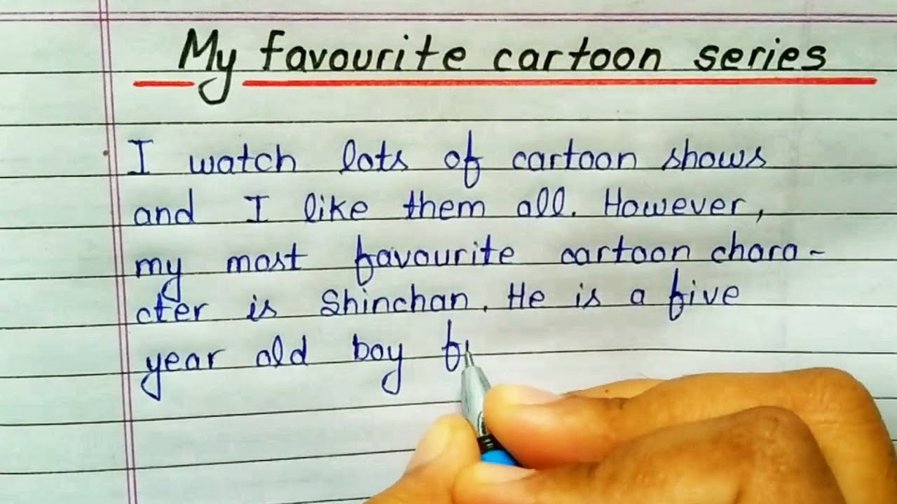 Write an essay on My Favourite Cartoon Series | Essay on Education ...