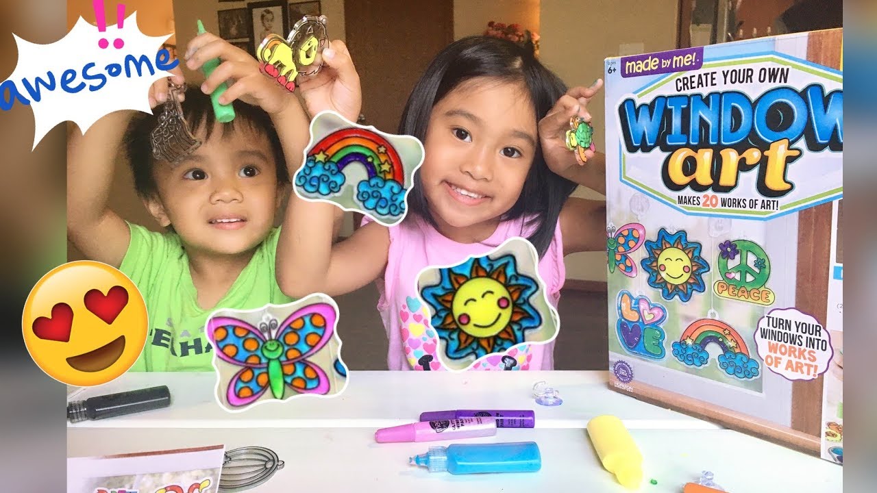 Window Art for Kids Activity Made By Me Fun Activity for kids - YouTube