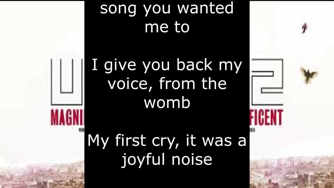 U2 - Magnificent (Lyrics) - YouTube