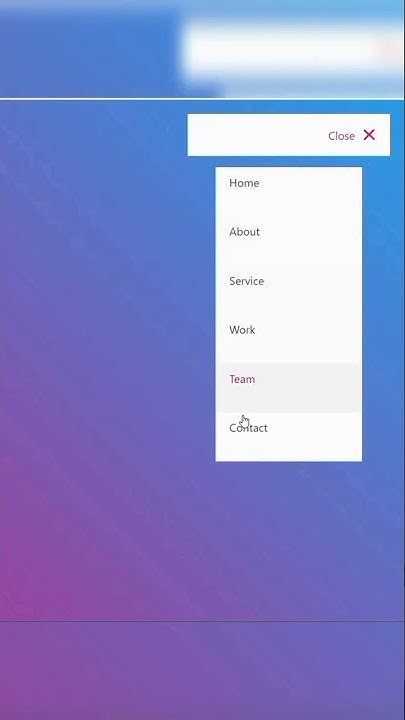 Menu Design Html Css Animated Menu Bar In Html And Css React Js Responsive Web Design Youtube