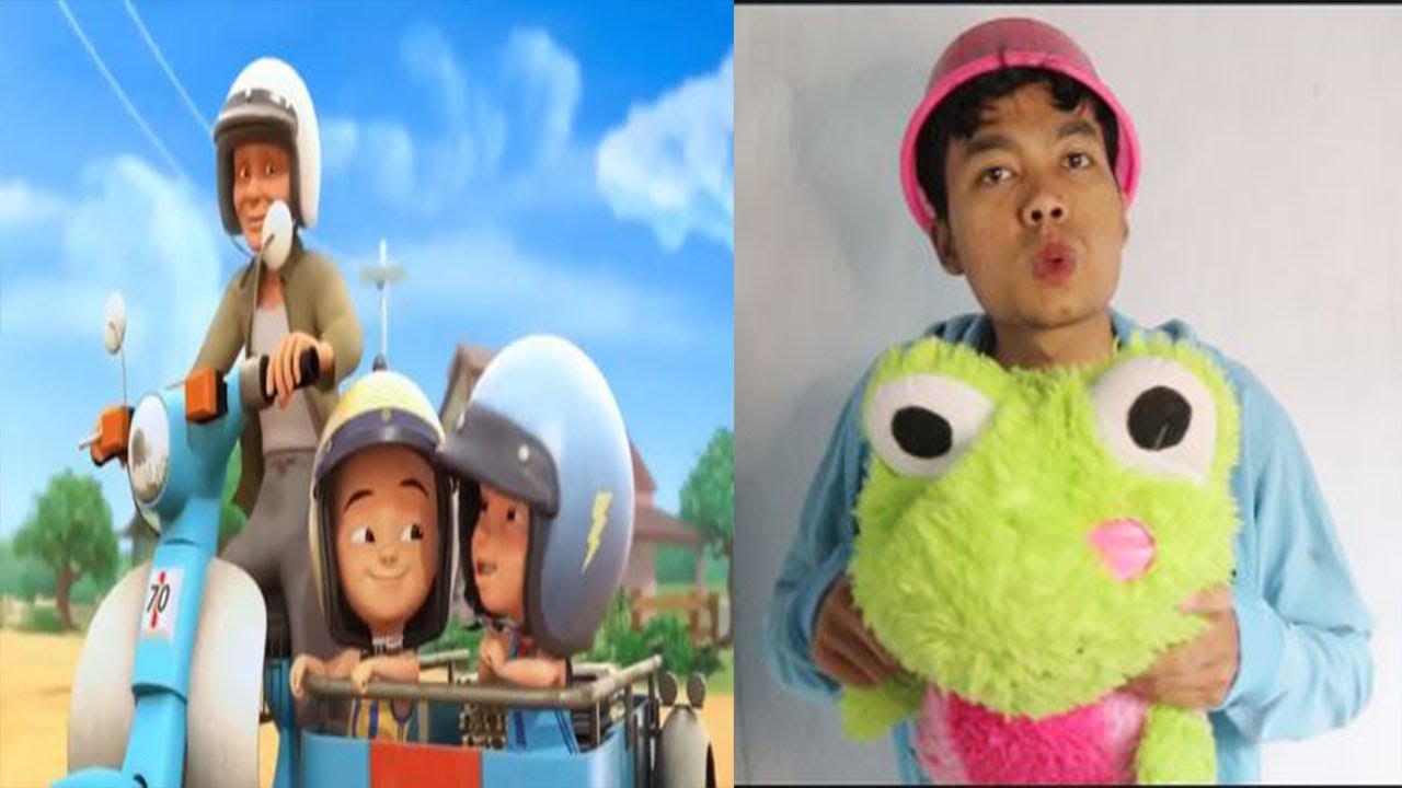 Upin Ipin Naik Motor Kapcai Atok | Tiru Aksi Upin Ipin Terbaru 2023 ...