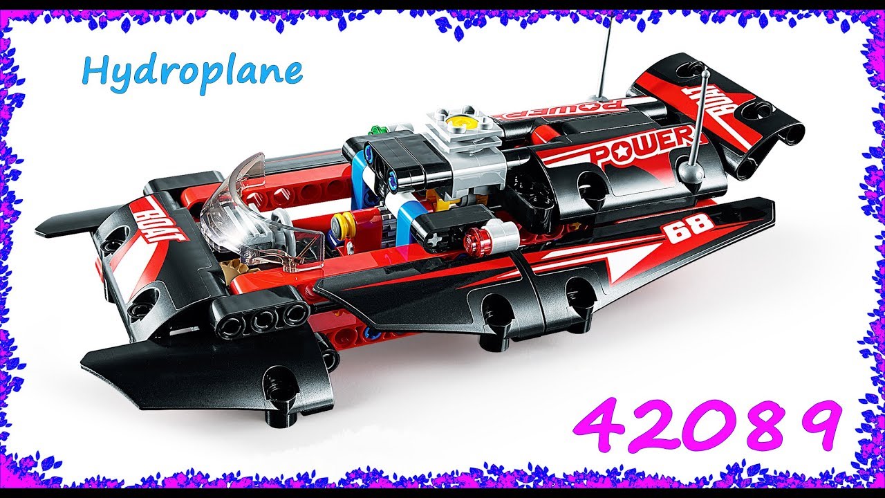 Lego Technic 42089 Hydroplane - UNBOXING - YouTube