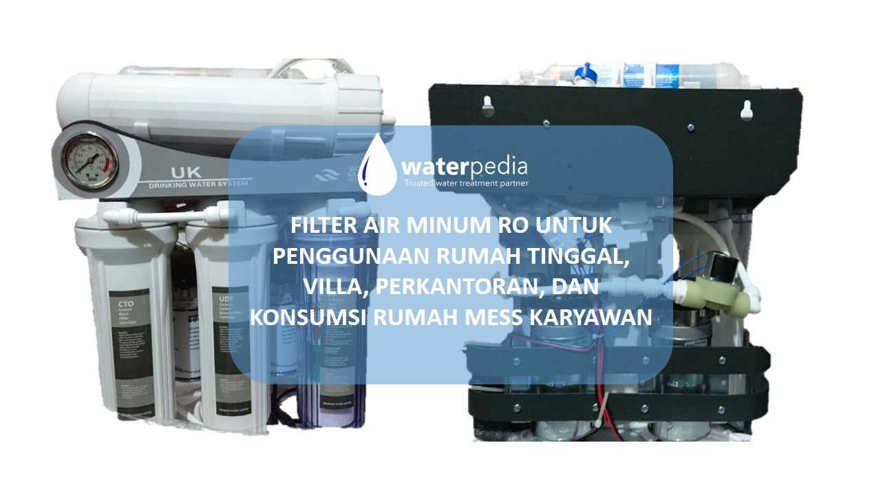 Mesin Filter Air Minum RO Untuk Rumah Tangga, Depo Air Minum ...
