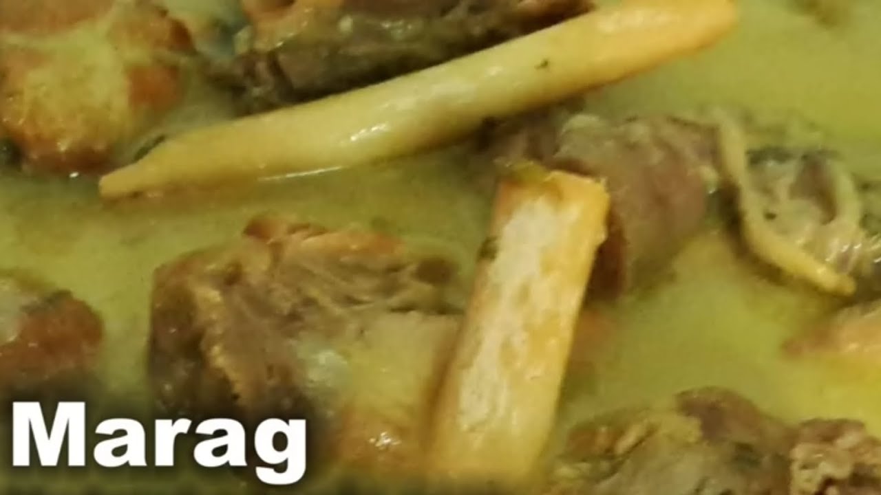 Hyderabadi mutton marag recipe video||how to make marag recipe ...