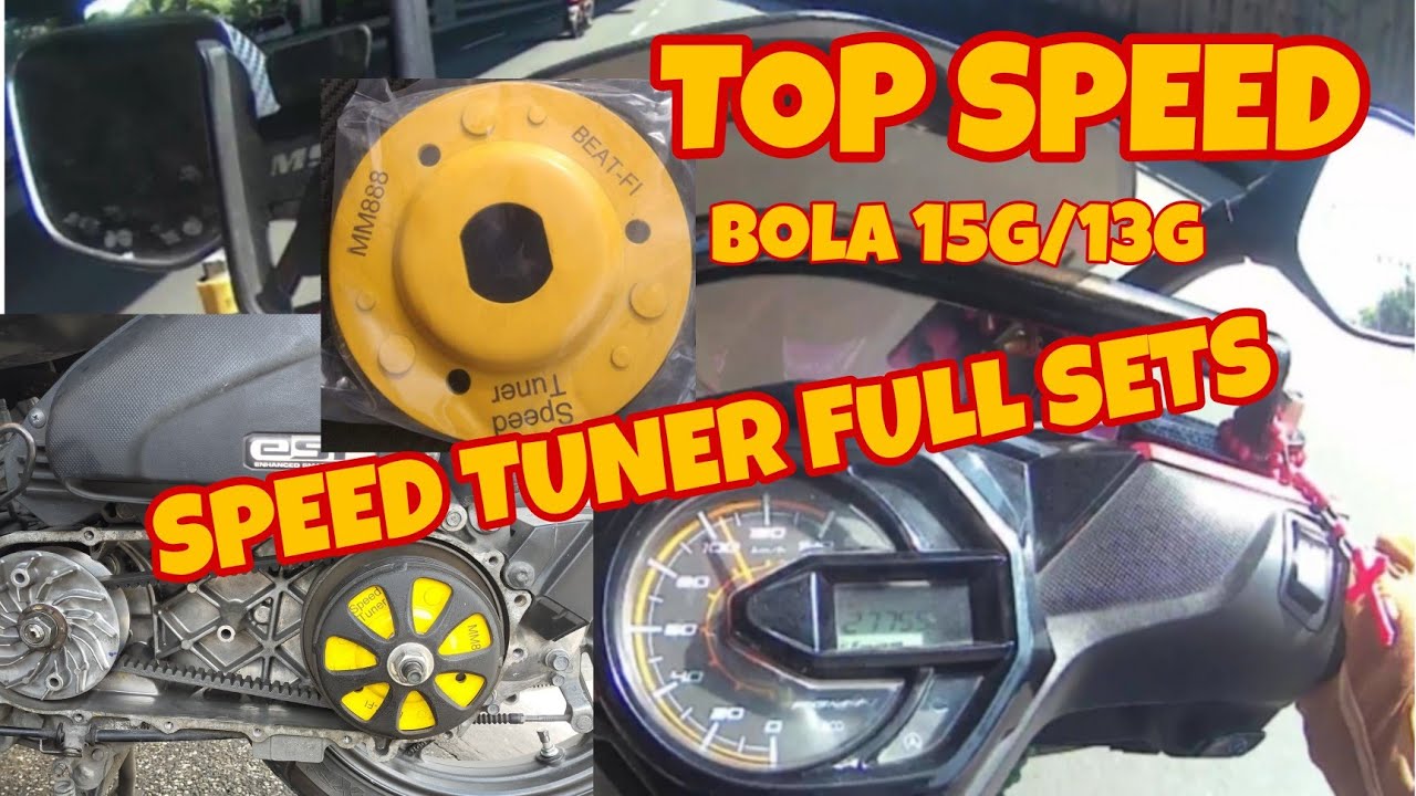 TOP SPEED HONDA BEAT FI || SPEED TUNER FULL SETS PANG GILID || CARLO ...