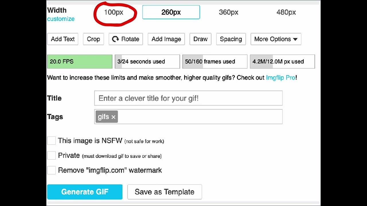 How to put a GIF on profile in Scratch. - YouTube