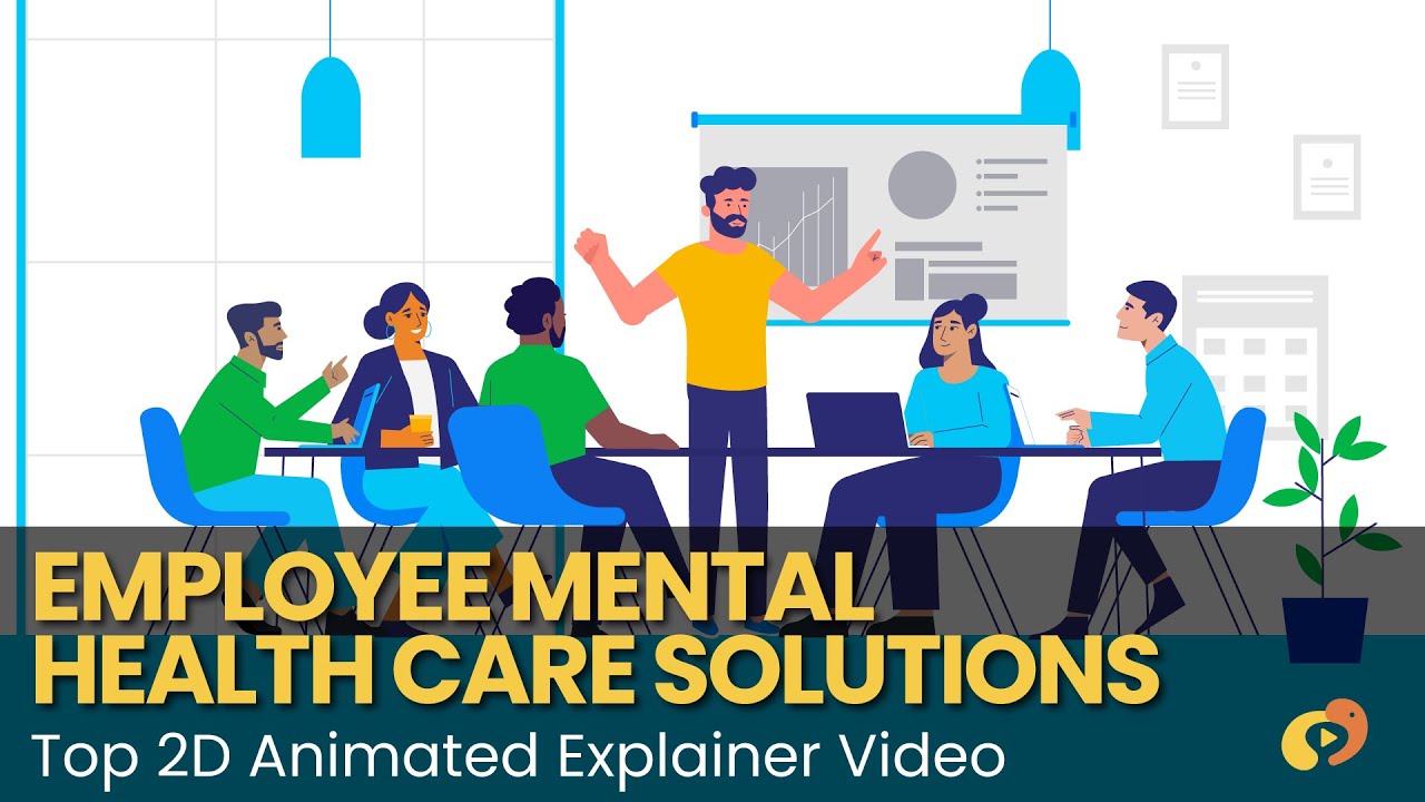 Employee Well-being at Workplace : 2D Character Animation video of ...